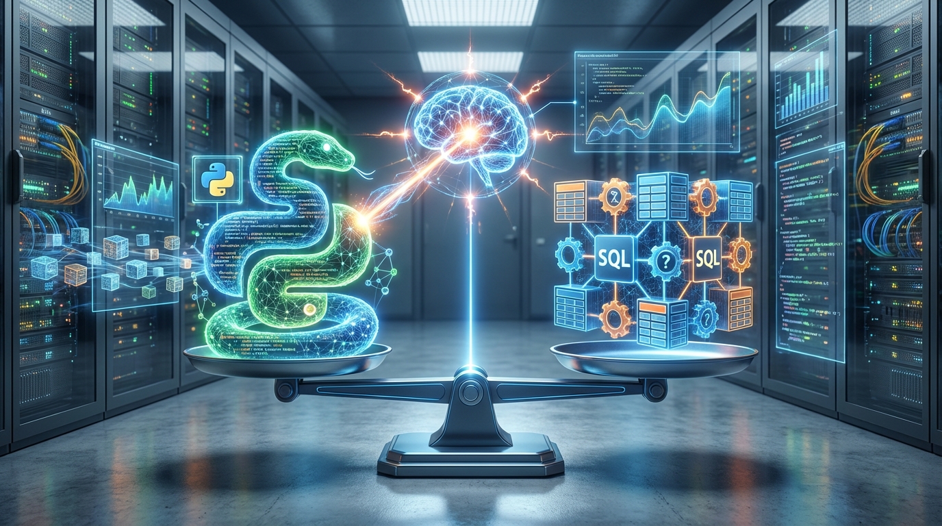 Text-to-Python vs Text-to-SQL: בנצ'מרק חדש